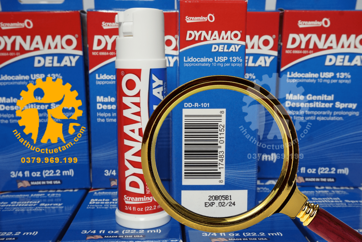 Thuốc Xịt dynamo delay kéo dài thời gian quan hệ - chống xuất tinh sớm