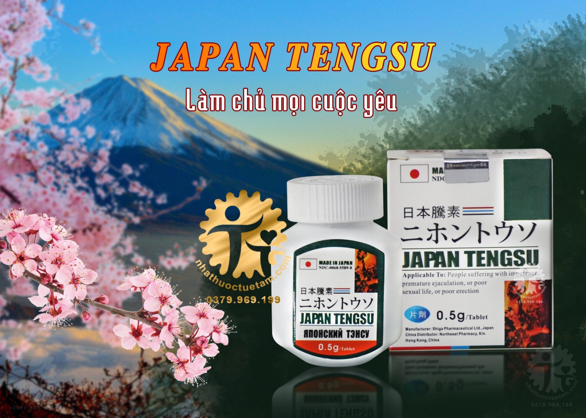 Thuốc Cường Dương Japan Tengsu - Tăng Cường Sinh Lý Nam Giới
